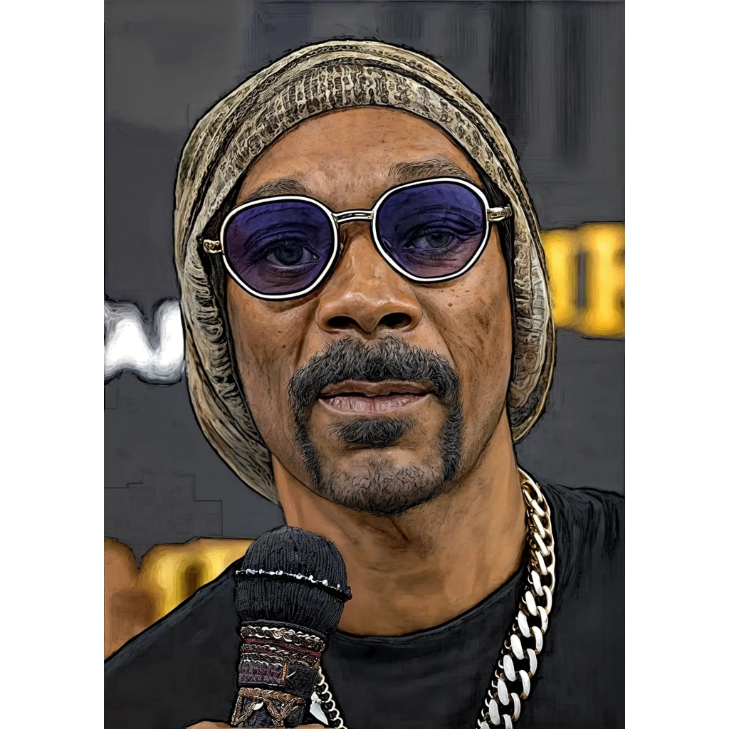 Snoop Dogg Rapper Painting | Diamond Painting Kits