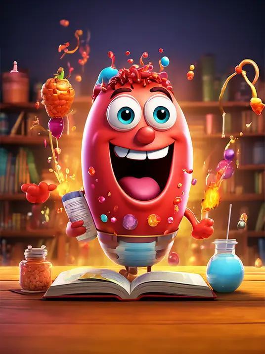 Red Cartoon Painting | Diamond Painting Kits