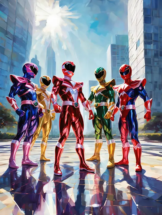 Power Ranger Painting | Diamond Painting Kits
