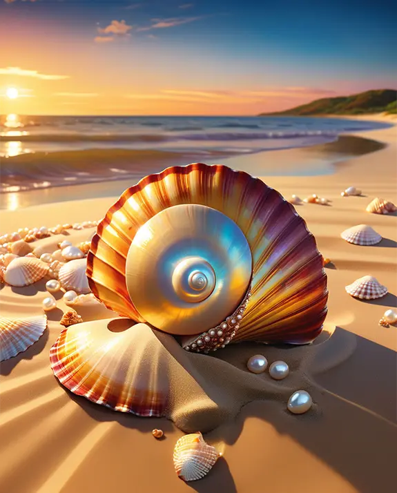 Seashell Painting Painting | Diamond Painting Kits