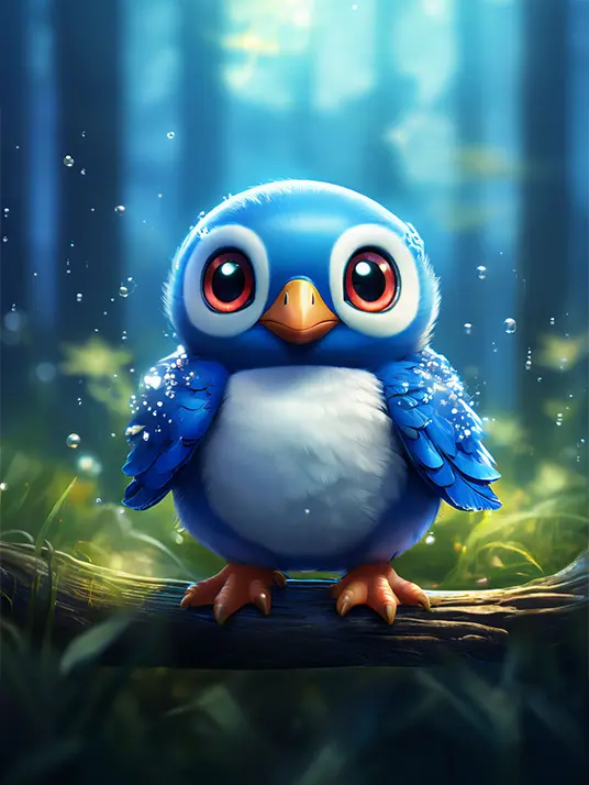 Cute Baby Bird Painting | Diamond Painting Kits