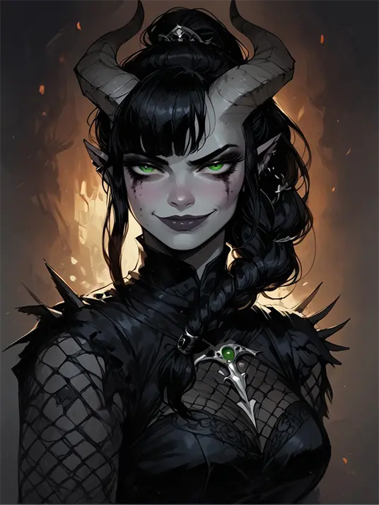 Beautiful Demon Painting | Diamond Painting Kits