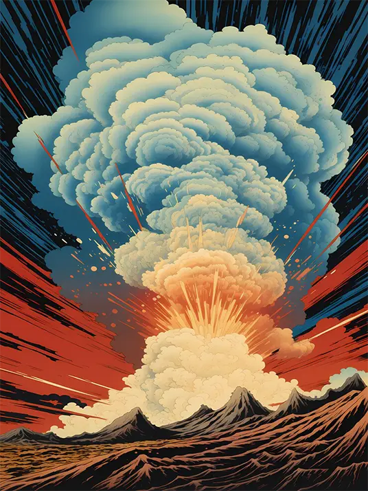 Explosion Painting Painting | Diamond Painting Kits