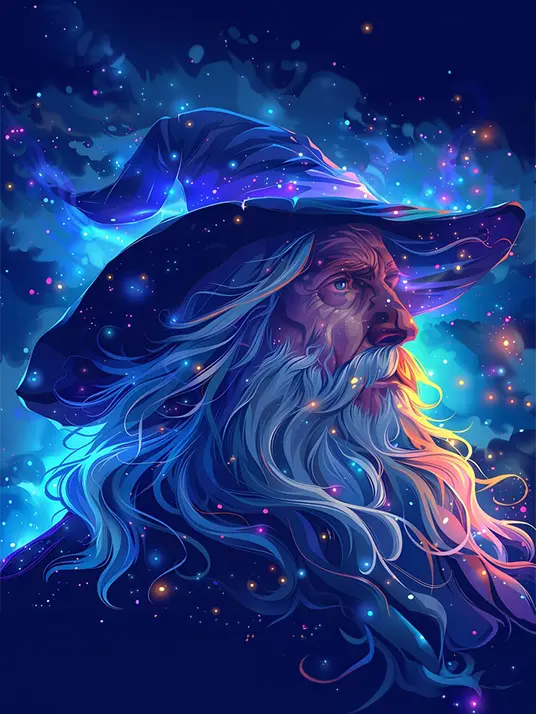 Painting Of Wizard Painting | Diamond Painting Kits