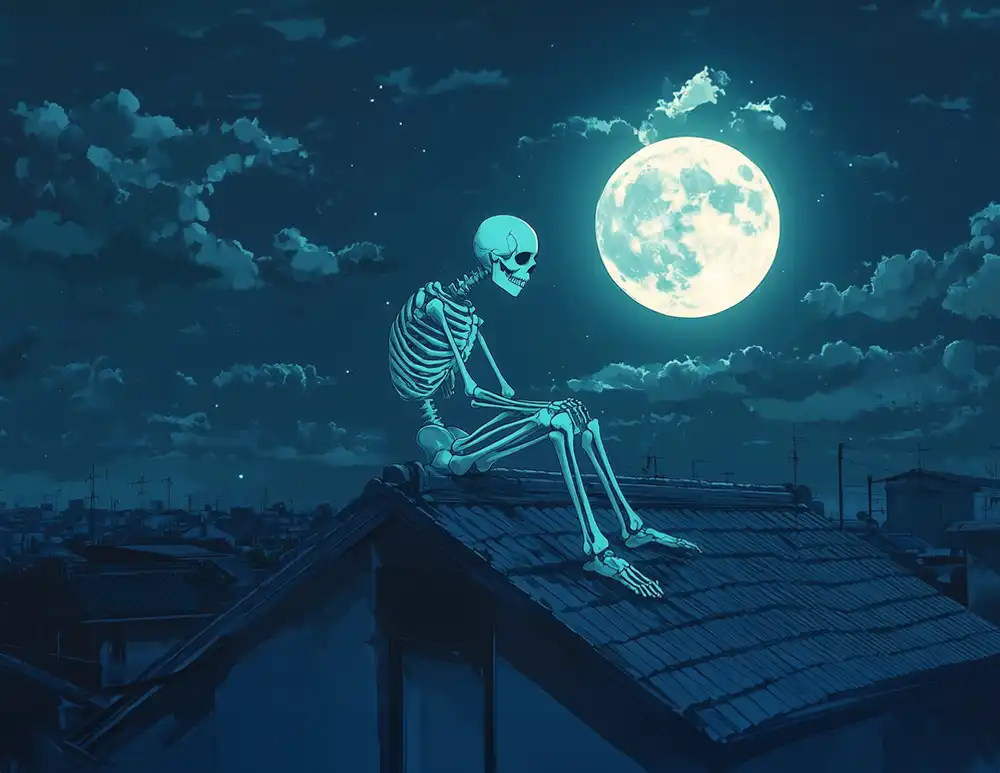 Scary Skeleton Painting | Diamond Painting Kits