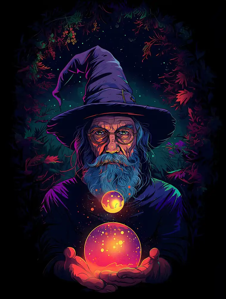 Spooky Wizard Painting | Diamond Painting Kits