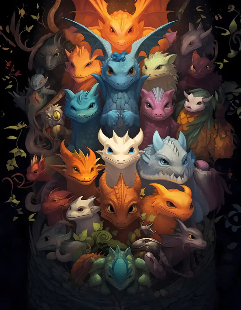 Dragon Tales Painting | Diamond Painting Kits