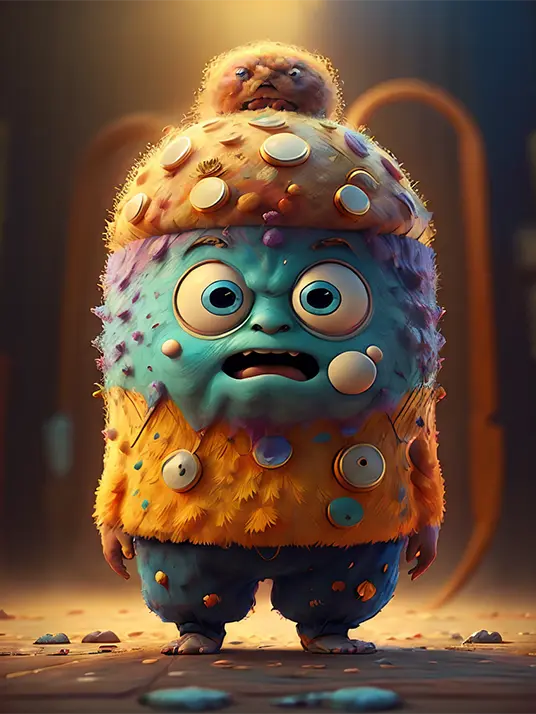 Tiny Terror Painting | Diamond Painting Kits