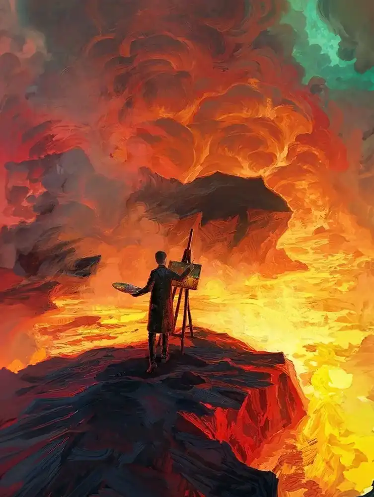 A Dramatic Painting Painting | Diamond Painting Kits