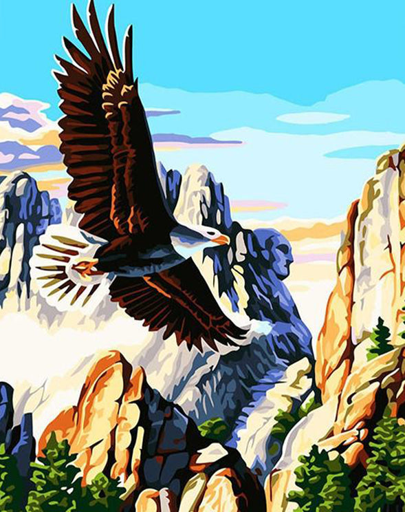 Mountain Eagle Diamond Painting Painting | Diamond Painting Kits