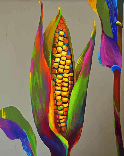 Colorful Corn Diamond Painting Painting | Diamond Painting Kits