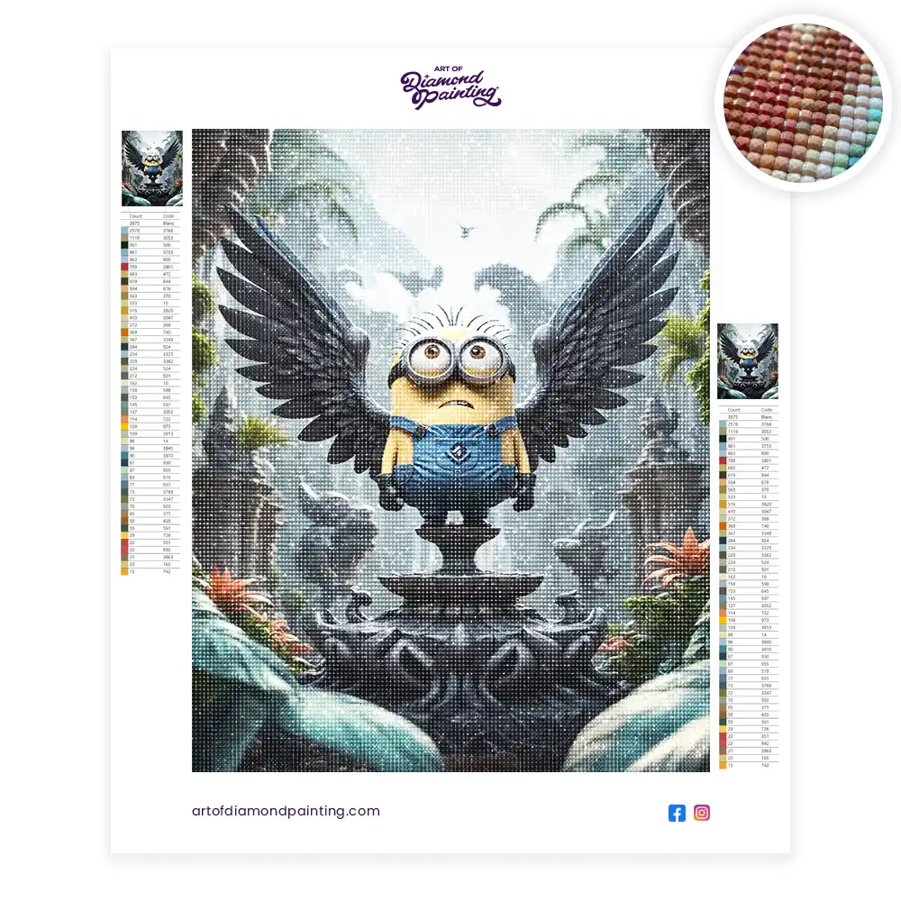 Minions Screaming Painting | Diamond Painting Kits