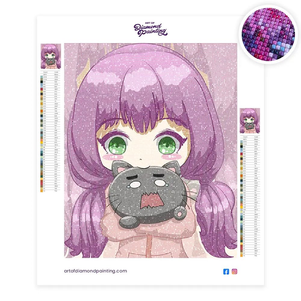 Funny Cat Diamond Painting Painting | Diamond Painting Kits