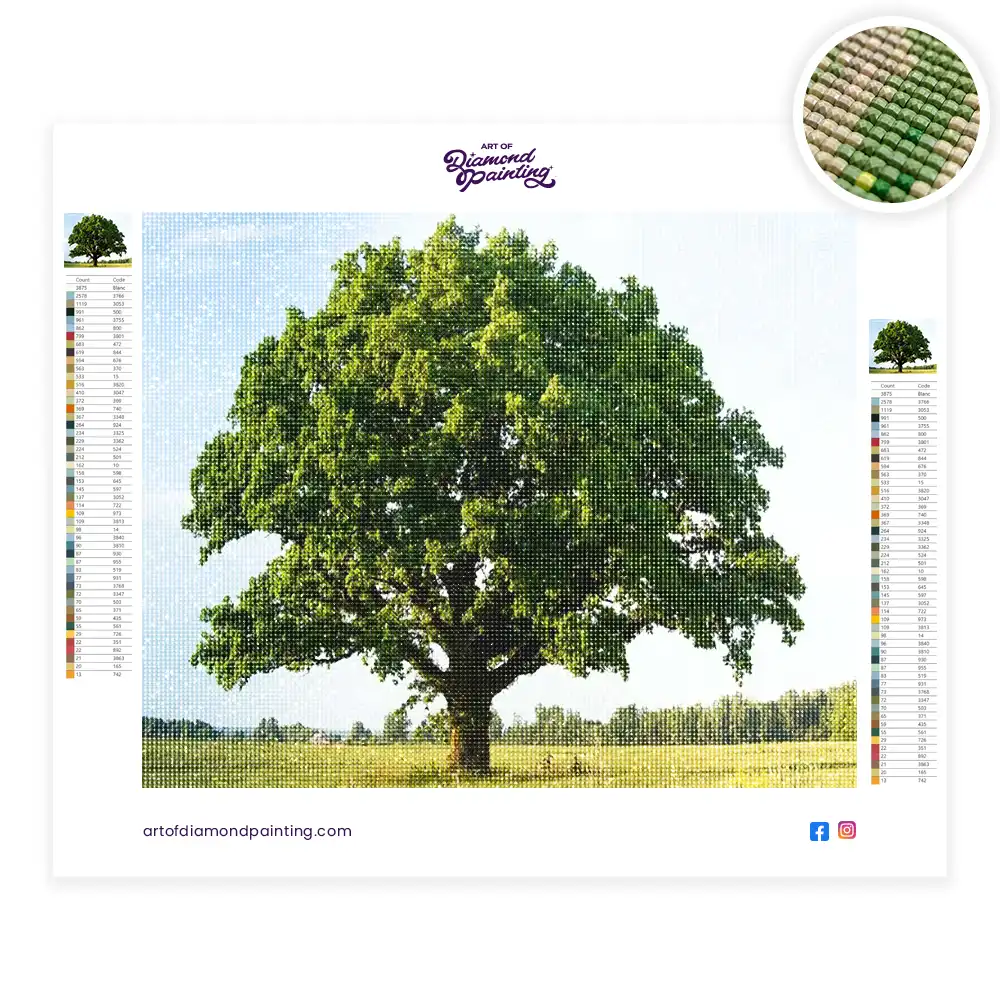 Oak Tree Diamond Painting | Diamond Painting Kits