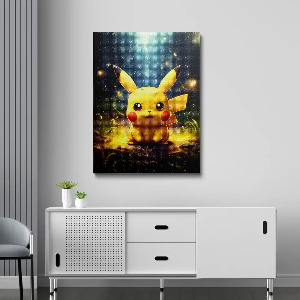 Pikachu Pokemon Painting | Diamond Painting Kits