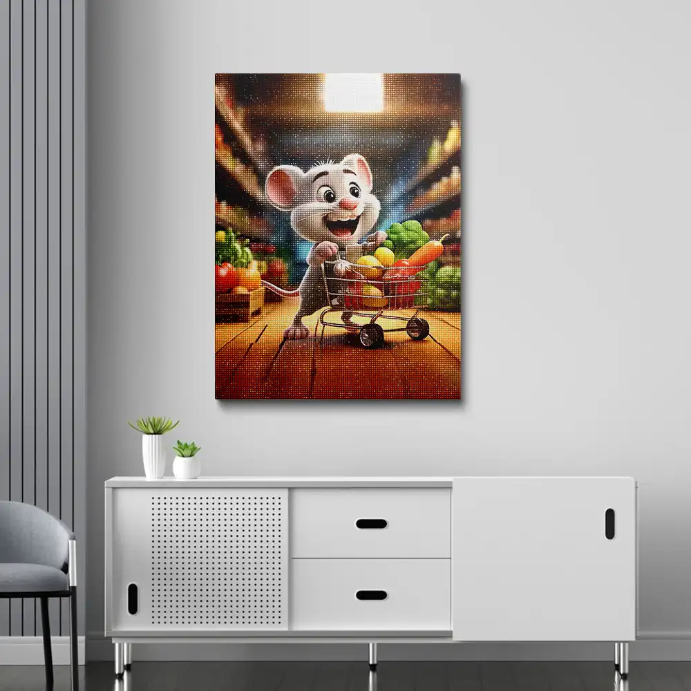 Mouse Painting Painting | Diamond Painting Kits