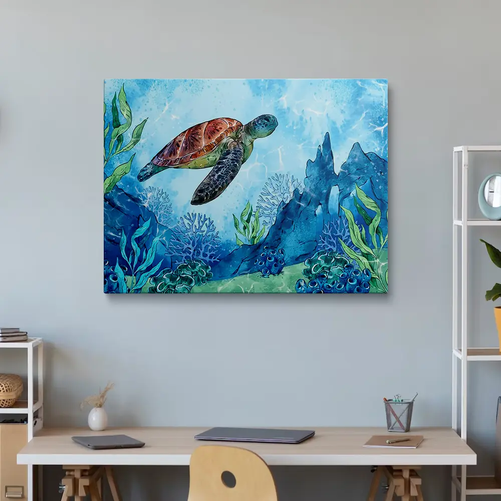 Sea Turtle Diamond Painting | Diamond Painting Kits