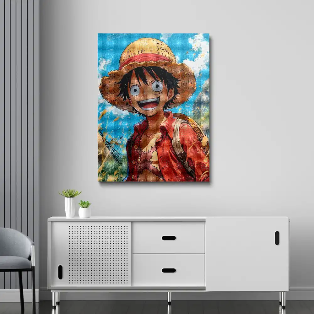 Monkey D Luffy Painting Painting | Diamond Painting Kits