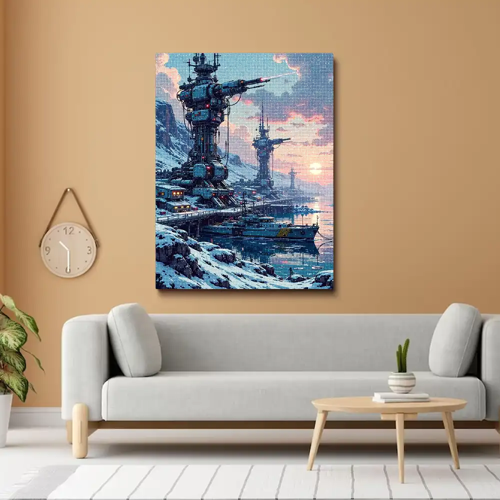 Cyberstation Zone Painting | Diamond Painting Kits