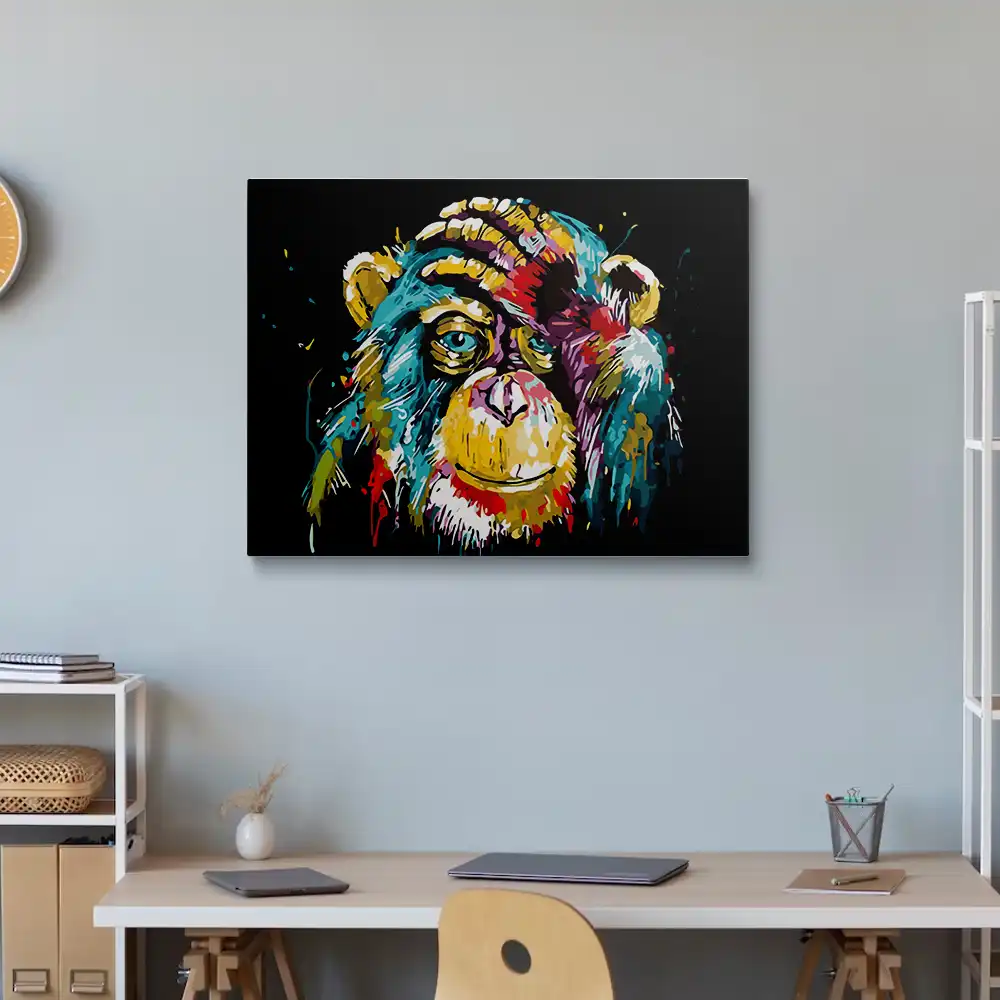 Abstract Monkey Diamond Painting Painting | Diamond Painting Kits