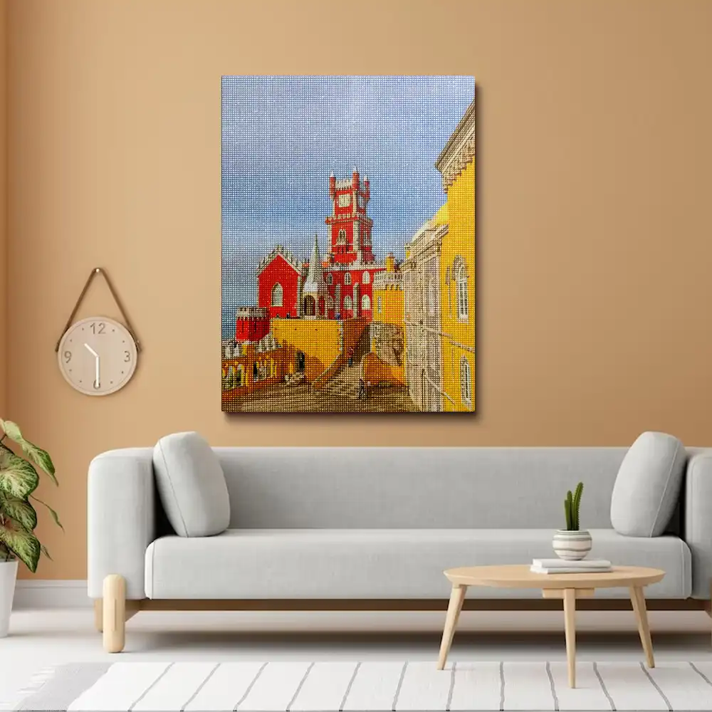 Pena National Palace Diamond Painting Painting | Diamond Painting Kits