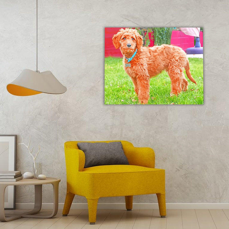 Adorable Goldendoodle Dog Diamond Painting Painting | Diamond Painting Kits