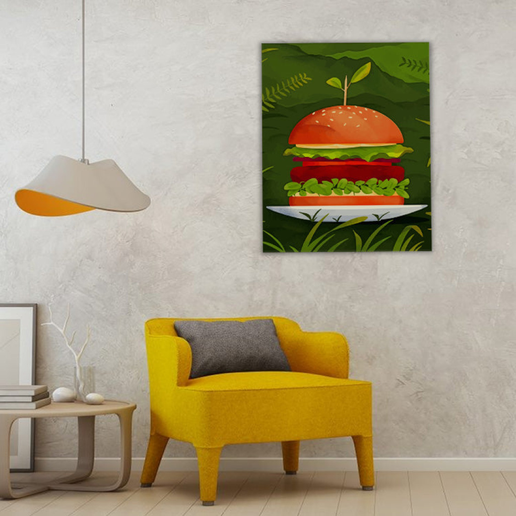 Aesthetic Burgers Diamond Painting Painting | Diamond Painting Kits