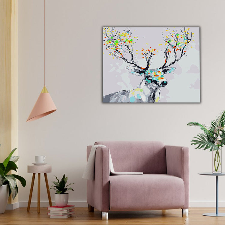 Astral Deer Diamond Painting Painting | Diamond Painting Kits