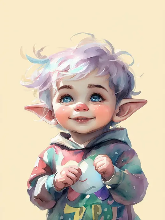 Adorable Kawaii Elf Painting | Diamond Painting Kits