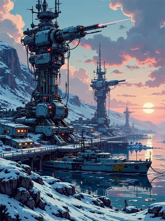 Cyberstation Zone Painting | Diamond Painting Kits