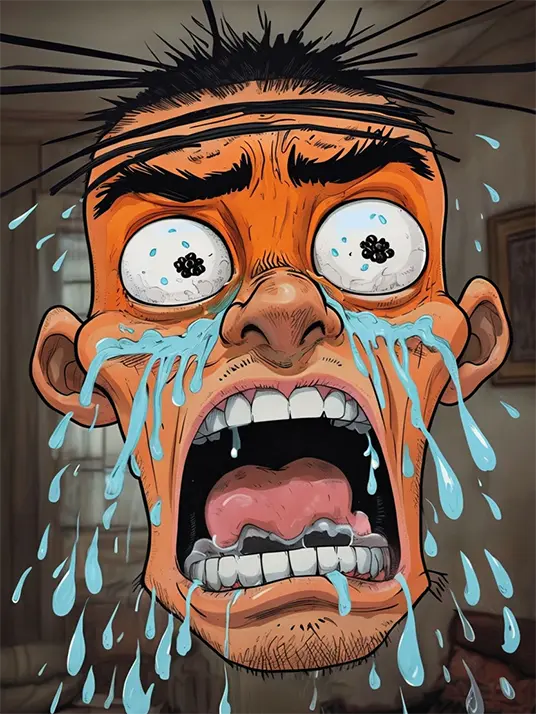 Distressed Cartoon Character Painting | Diamond Painting Kits