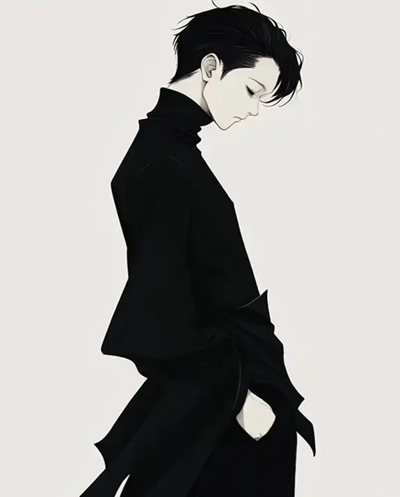 Minimalistic Anime Boy Painting | Diamond Painting Kits