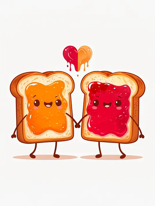 Whimsical Cartoon Toast Painting | Diamond Painting Kits