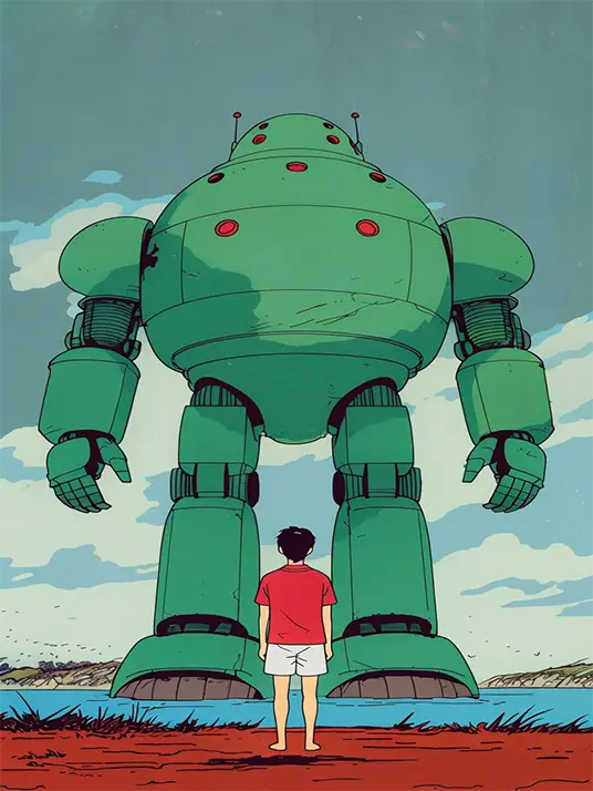 Whimsical Robot Painting | Diamond Painting Kits